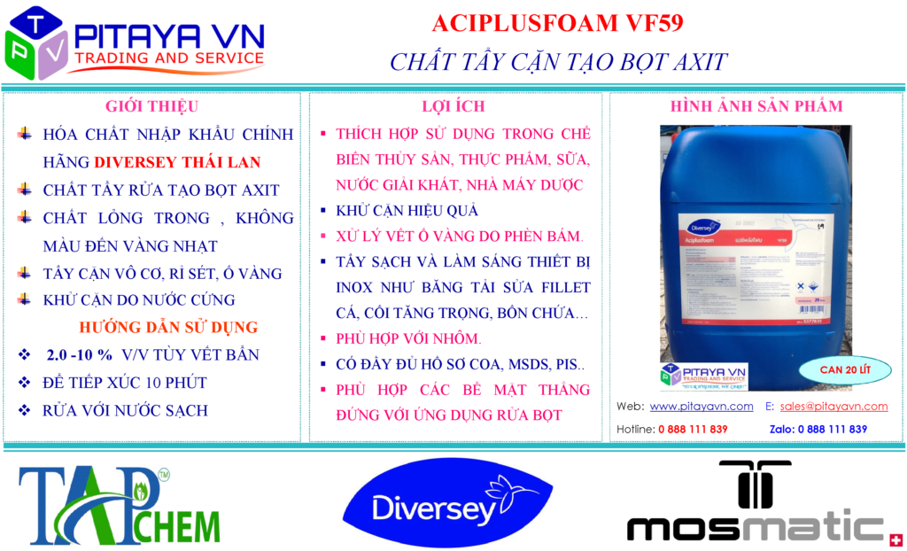 ACIPLUS FOAM VF59 » HOÁ CHẤT TAPCHEM®